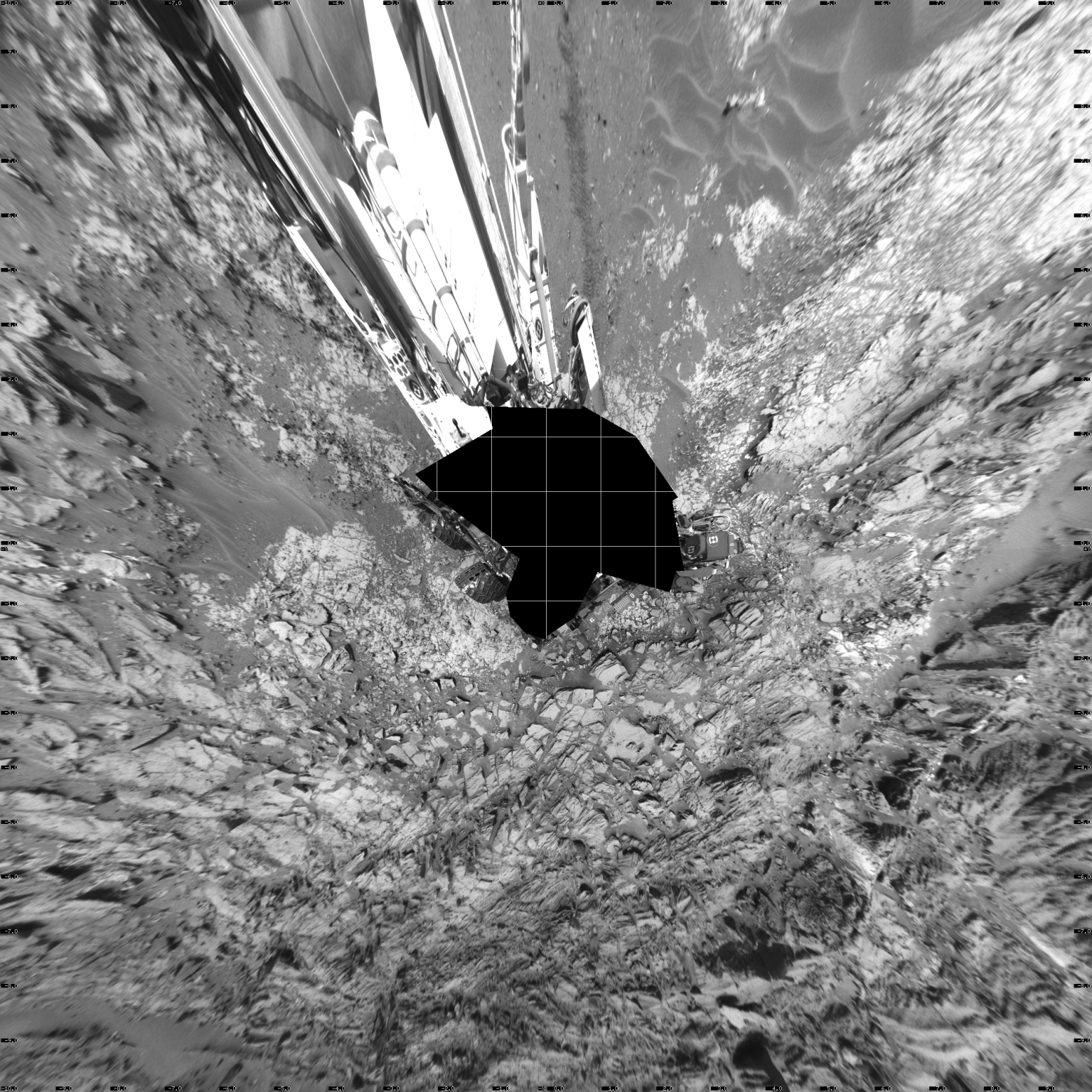 Sol 0997: Left Navigation Camera, Vertical Projection - NASA Science