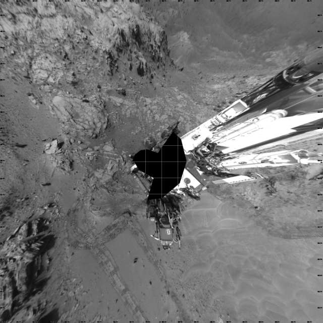 Sol 1042: Left Navigation Camera, Vertical Projection - NASA Science