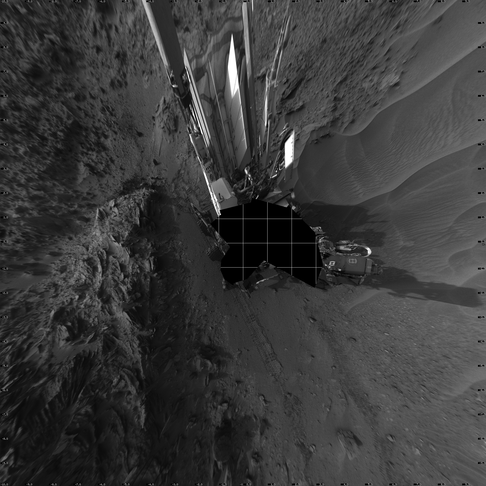 Sol 1044: Left Navigation Camera, Vertical Projection - NASA Science