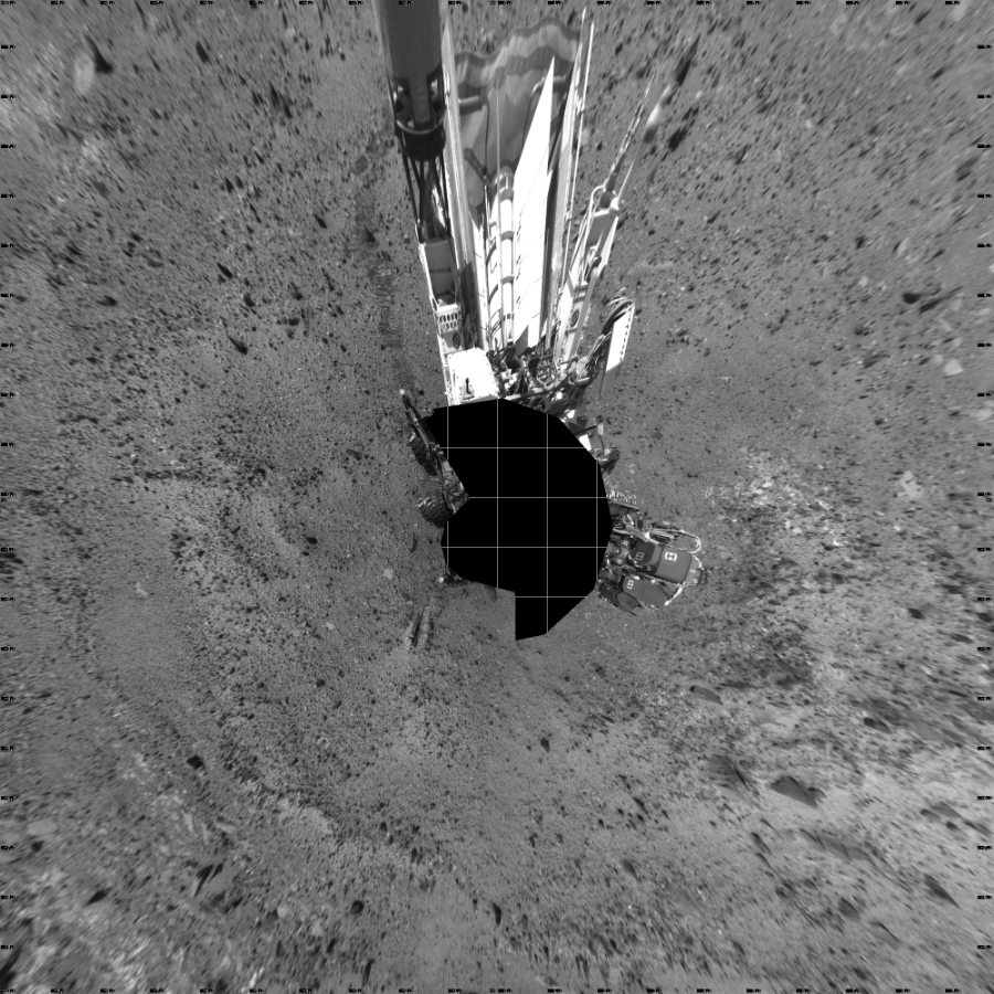 Sol 1073: Left Navigation Camera, Vertical Projection - NASA Science