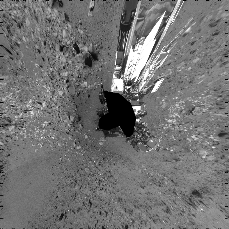 Sol 1074: Left Navigation Camera, Vertical Projection - NASA Science