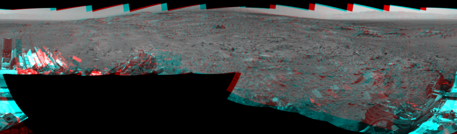 Sol 1078: Mast-Mounted Navigation Camera, Cylindrical Perspective ...