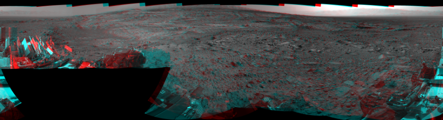Sol 1080: Mast-Mounted Navigation Camera, Cylindrical Perspective ...
