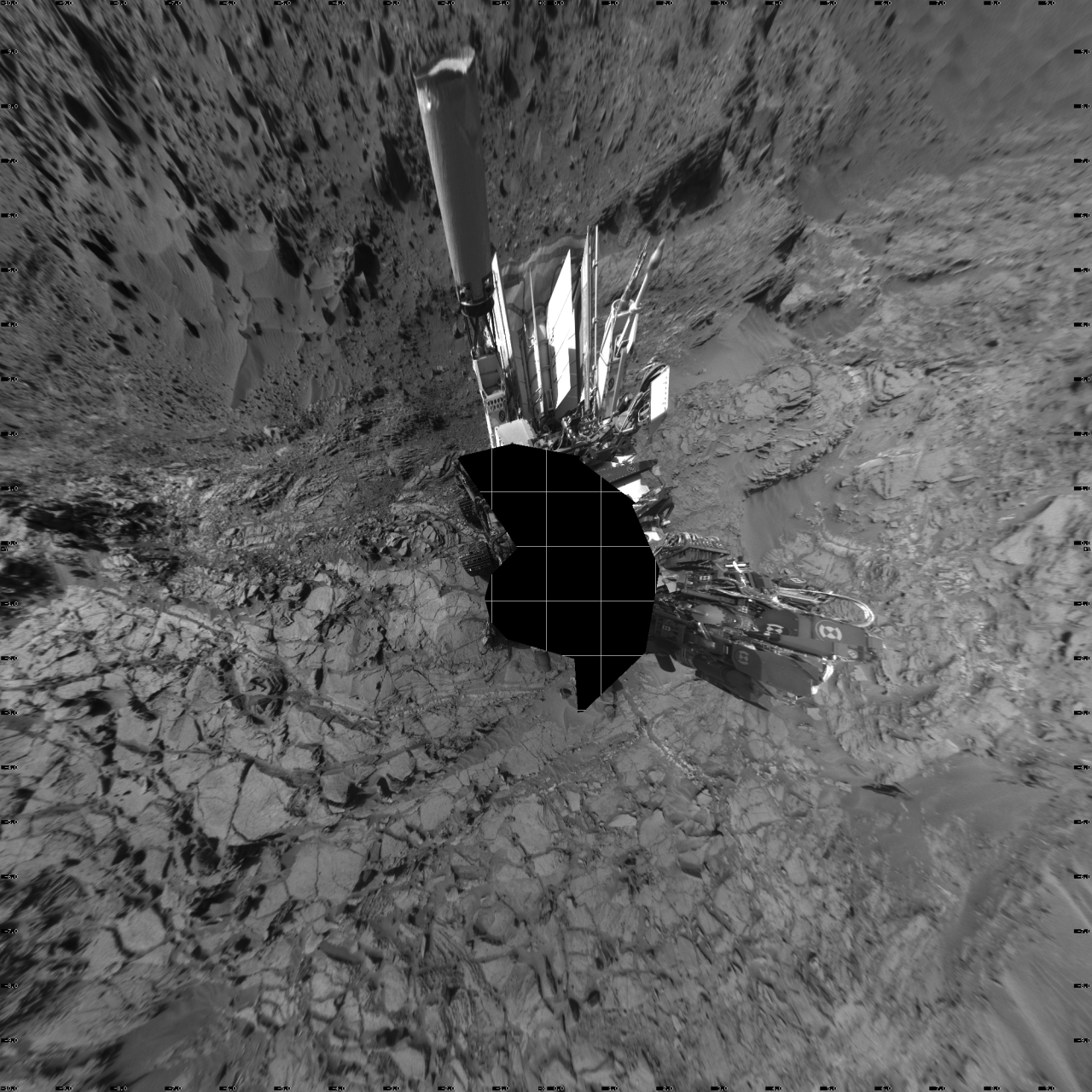 Sol 1083: Left Navigation Camera, Vertical Projection - NASA Science