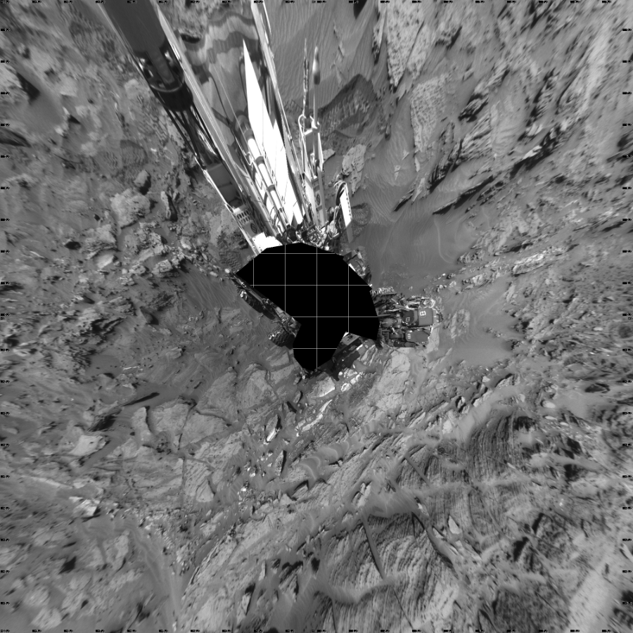 Sol 1087: Left Navigation Camera, Vertical Projection - NASA Science