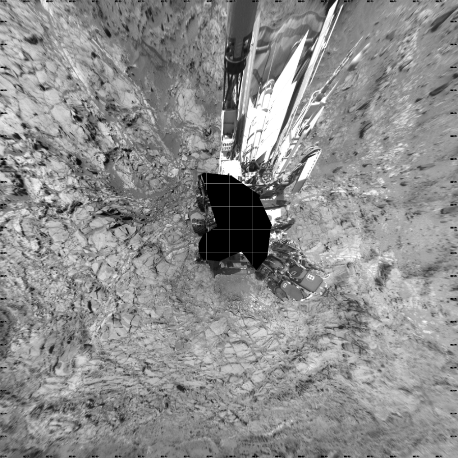 Sol 1094: Left Navigation Camera, Vertical Projection - NASA Science