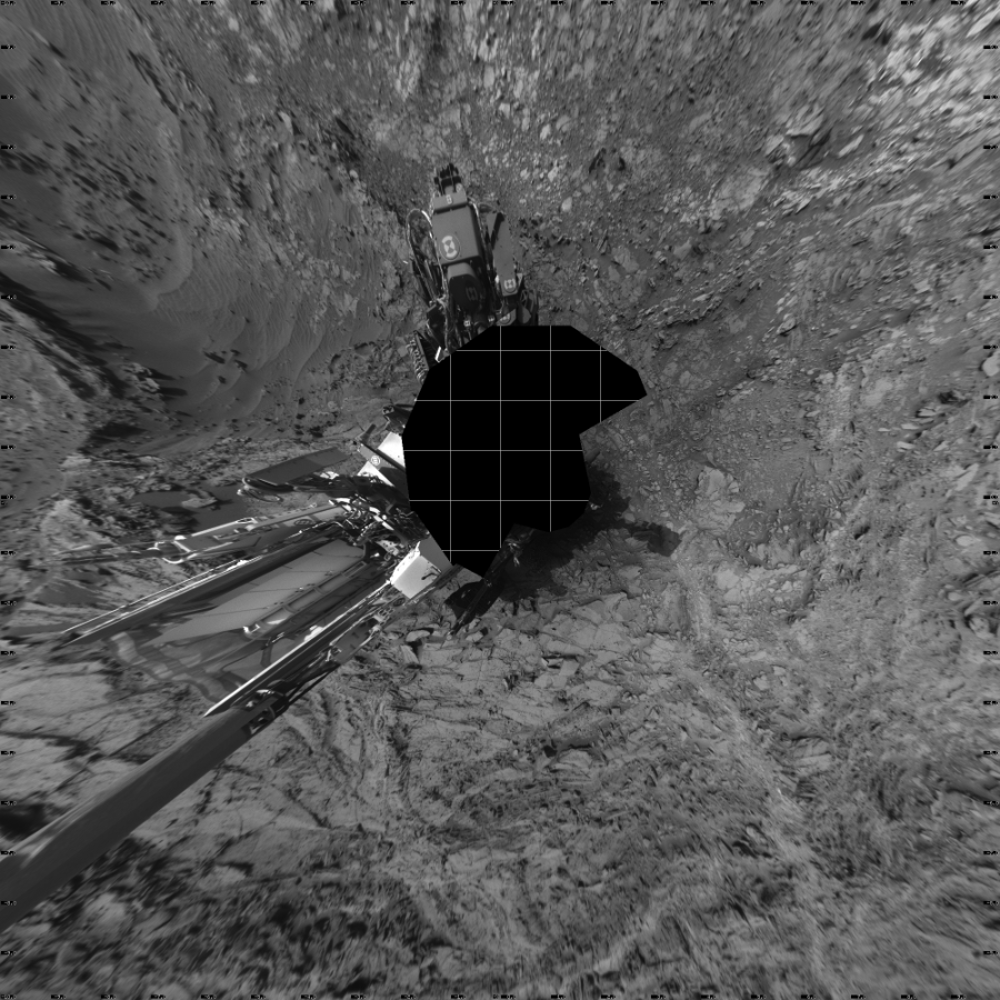 Sol 1110: Left Navigation Camera, Vertical Projection - NASA Science