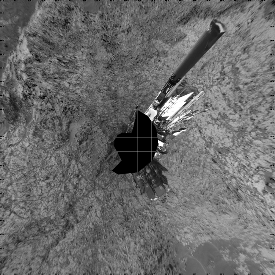 Sol 1153: Left Navigation Camera, Vertical Projection - NASA Science