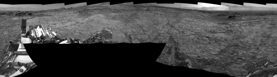 Sol 1153: Right Navigation Camera, Cylindrical Perspective - NASA Science
