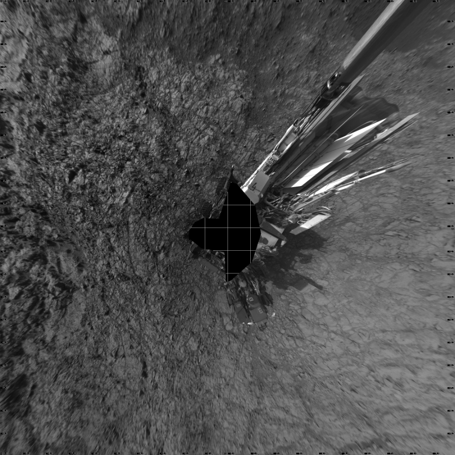 Sol 1160: Left Navigation Camera, Vertical Projection - NASA Science