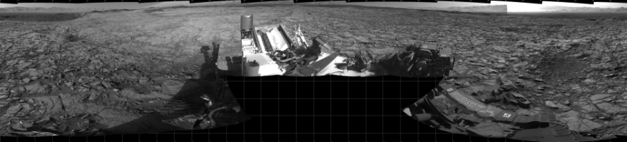 Sol 1162: Left Navigation Camera, Cylindrical Projection - NASA Science