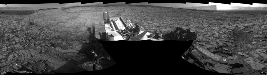 Sol 1162: Left Navigation Camera, Cylindrical Perspective - NASA Science