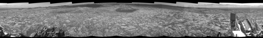 Sol 1172: Left Navigation Camera, Cylindrical Perspective - NASA Science