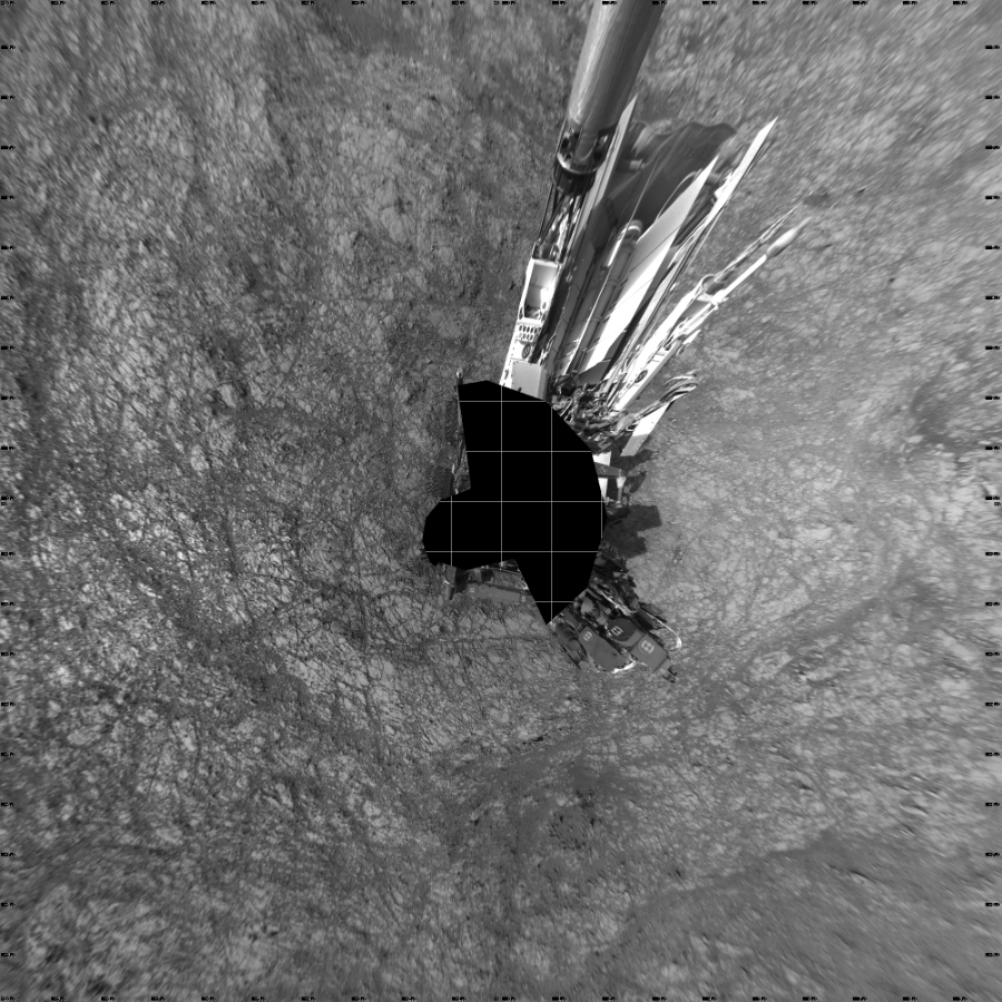 Sol 1410: Left Navigation Camera, Vertical Projection - NASA Science