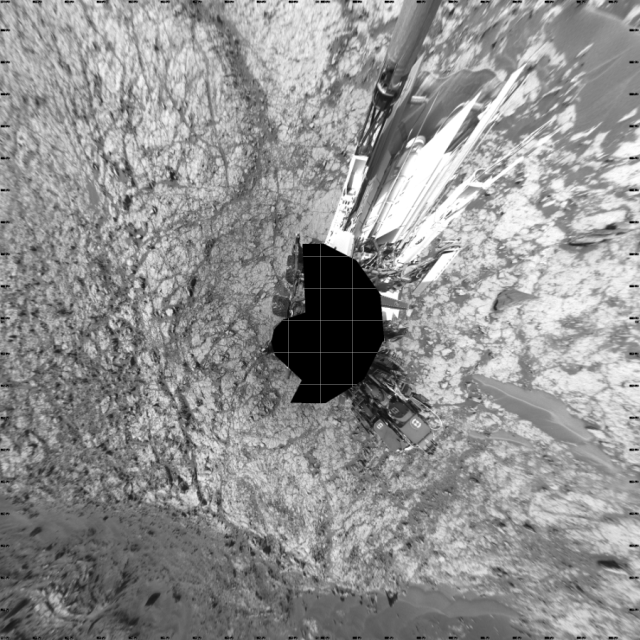 Sol 1431: Left Navigation Camera, Vertical Projection - NASA Science