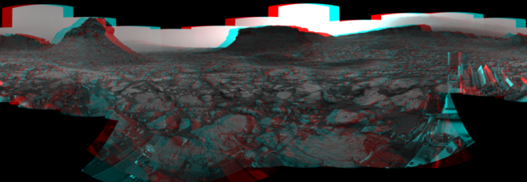 Sol 1448: Mast-Mounted Navigation Camera, Cylindrical Perspective ...