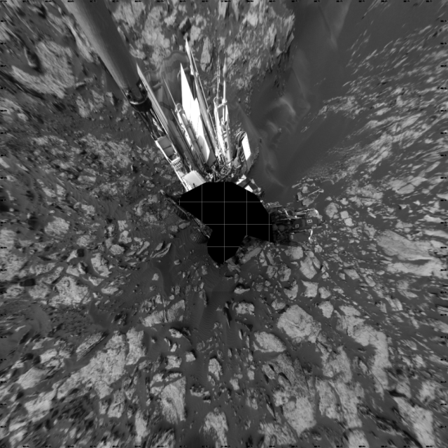 Sol 1471: Left Navigation Camera, Vertical Projection - NASA Science
