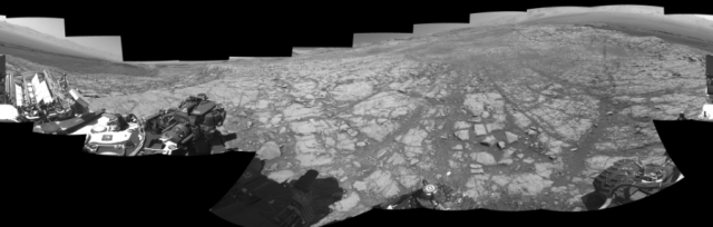 Sol 1837: Right Navigation Camera, Cylindrical Perspective - NASA Science