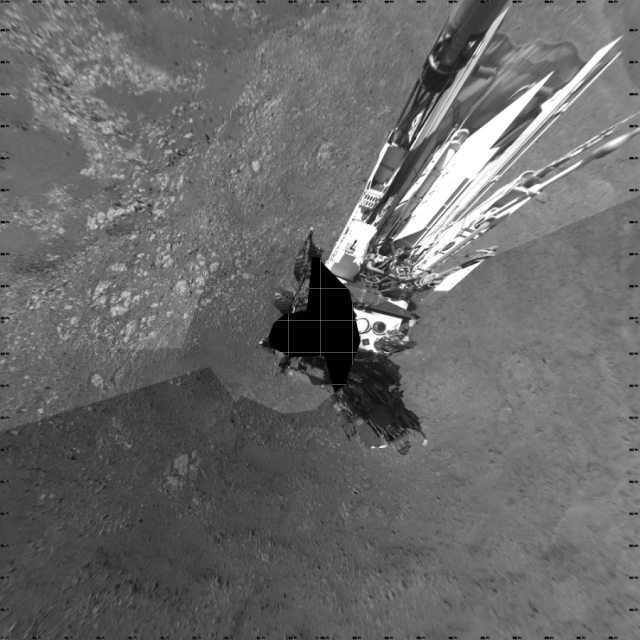 Sol 1985: Left Navigation Camera, Vertical Projection - NASA Science