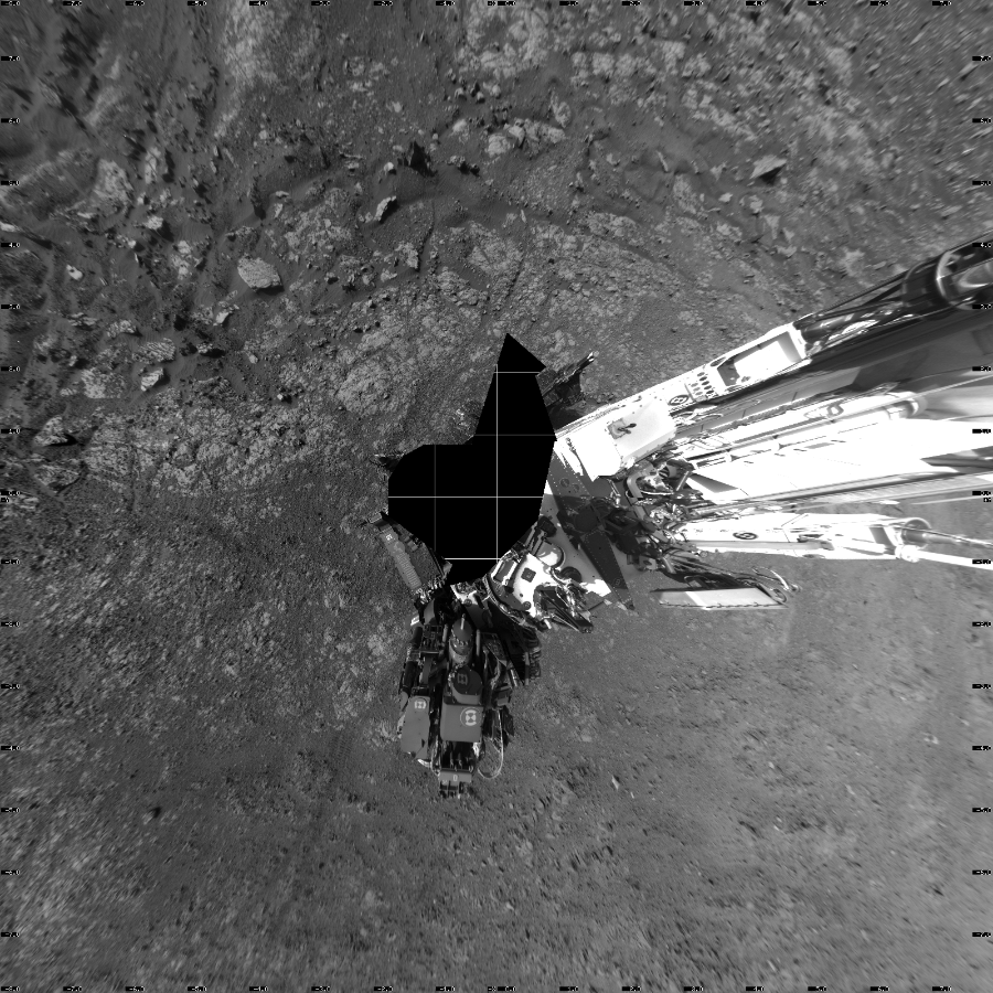 Sol 1998: Left Navigation Camera, Vertical Projection - NASA Science