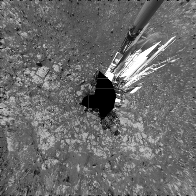 Sol 2003: Left Navigation Camera, Vertical Projection - NASA Science