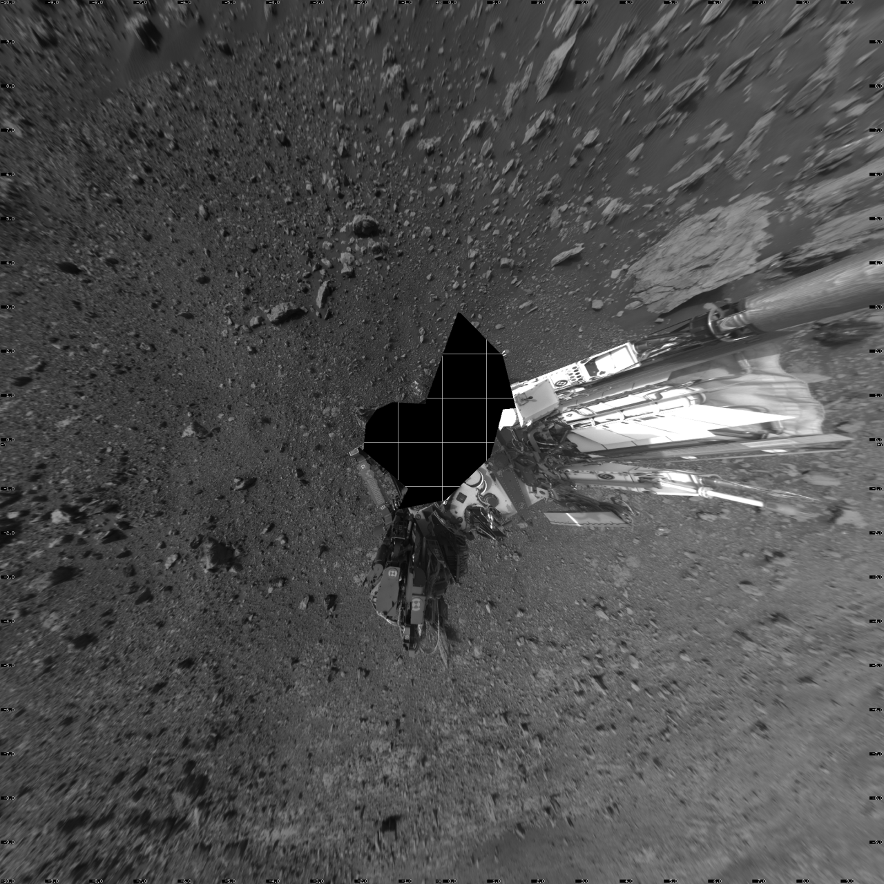 Sol 2032: Left Navigation Camera, Vertical Projection - NASA Science