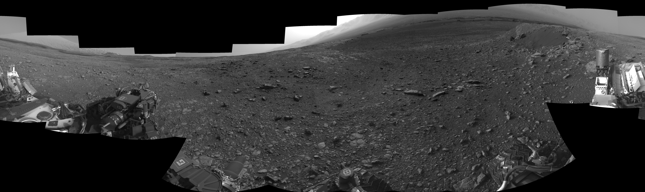 Sol 2032: Right Navigation Camera, Cylindrical Perspective - NASA Science