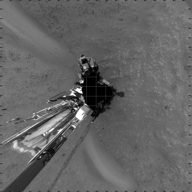 Sol 2359: Left Navigation Camera, Vertical Projection - NASA Science