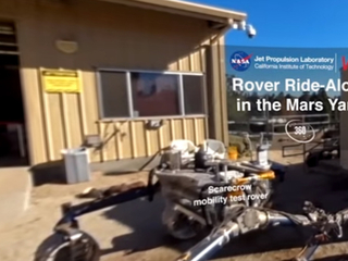 Rover Ride-Along in the Mars Yard (360 Video) - NASA Science