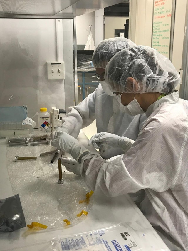 Swabbing Perseverance Sample Tubes - NASA Science