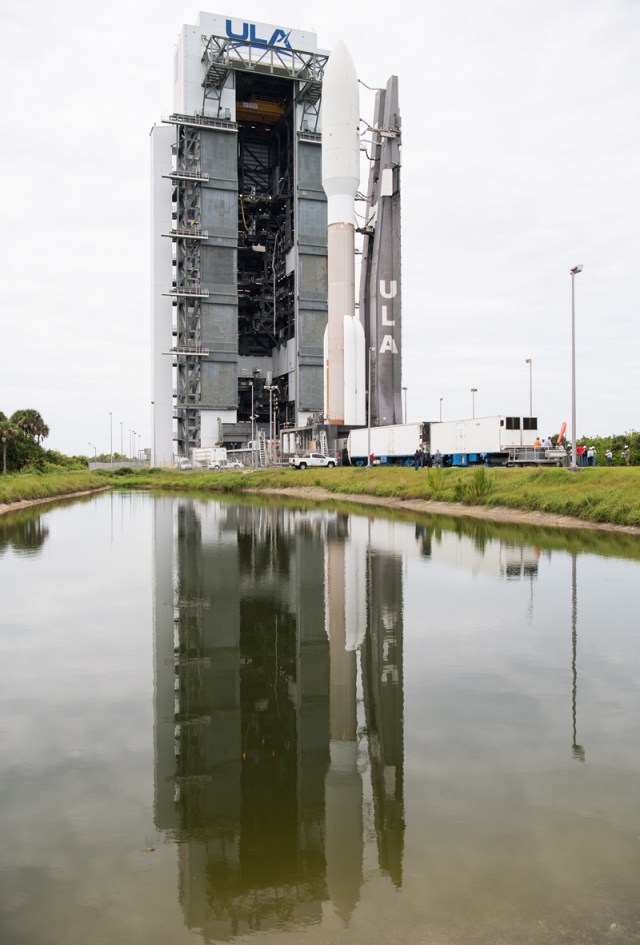 Reflection of Perseverance on Launch Pad - NASA Science