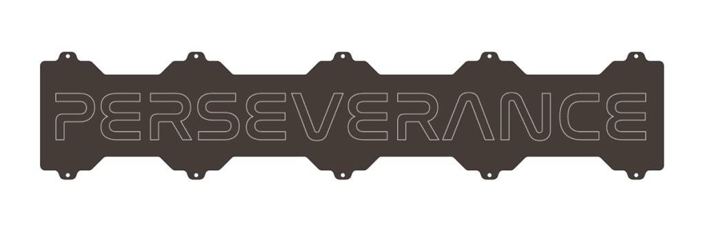Mars Perseverance Name Plate Artwork - NASA Science