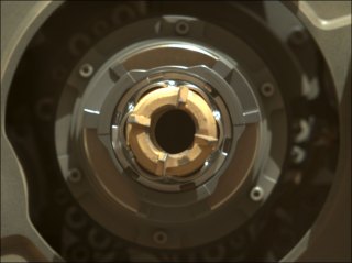 Perseverance's Drill After Cleaning Operation - NASA Science