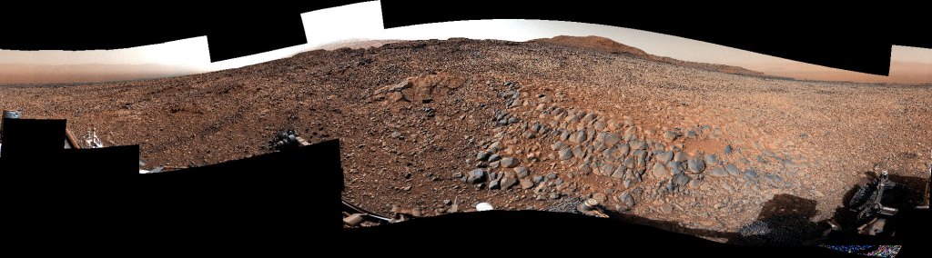 Curiosity's 360-Degree Panorama of 'Gator-Back' Rocks on 'Greenheugh ...