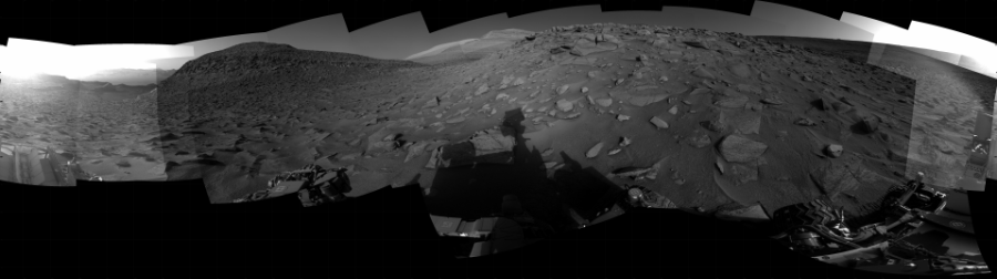 Sol 3865: Right Navigation Camera, Cylindrical Projection - NASA Science