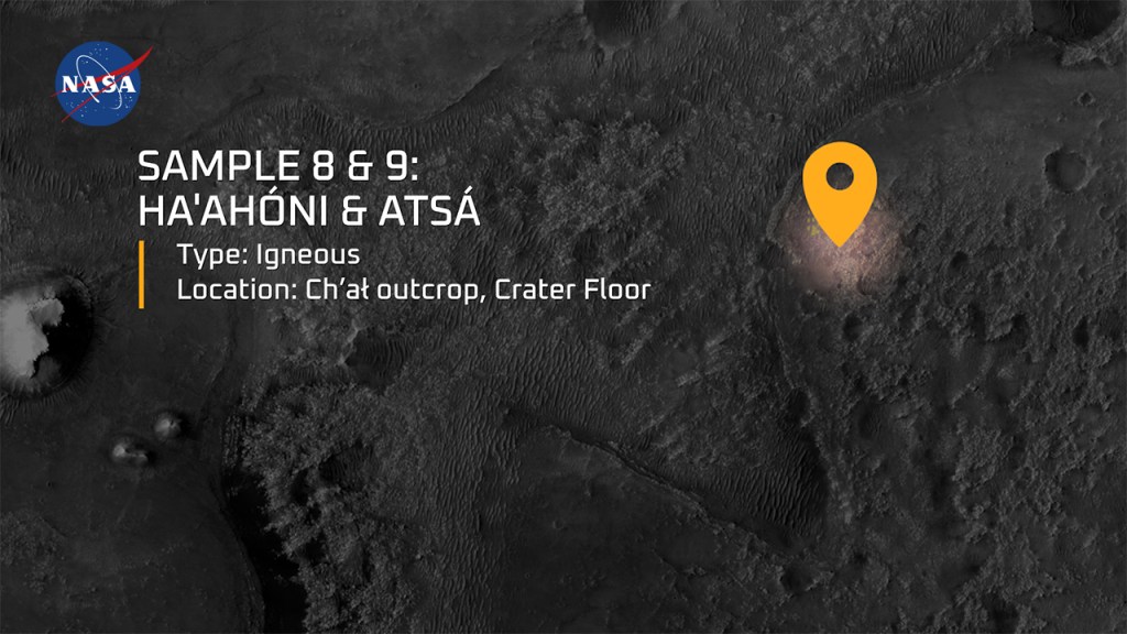 Meet the Mars Samples: Ha'ahóni and Atsá (Samples 8 and 9) - NASA Science