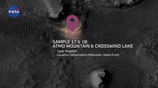 Meet the Mars Samples: Atmo Mountain and Crosswind Lake (Samples 17 and ...