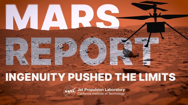Mars Report: The Most Extreme Flights of NASA's Ingenuity Mars ...