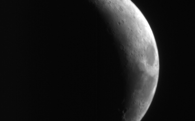 High-Resolution Mars Camera Test Image of Moon (Red) - NASA Science