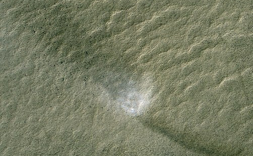 Martian Dust Devil with Track and Shadow - NASA Science