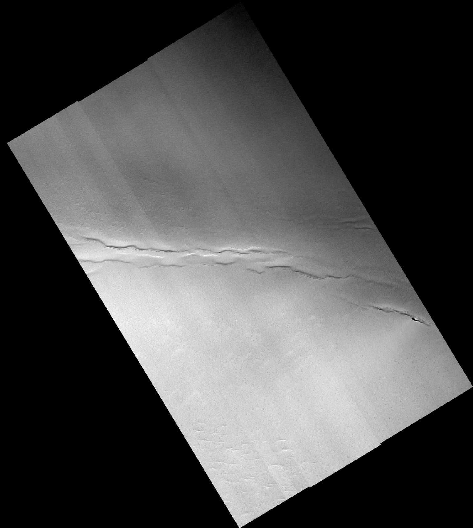 Pits in Polar Cap - NASA Science