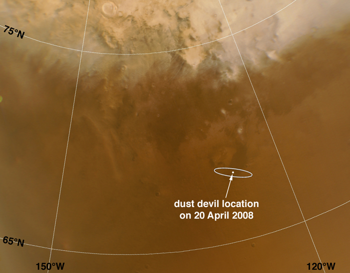 Phoenix Landing Area Viewed by Mars Color Imager - NASA Science