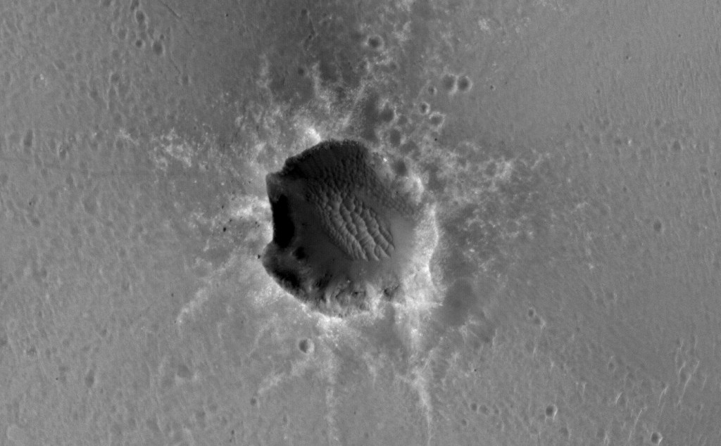 Mars Orbiter Sees Rover Opportunity at Crater Edge - NASA Science