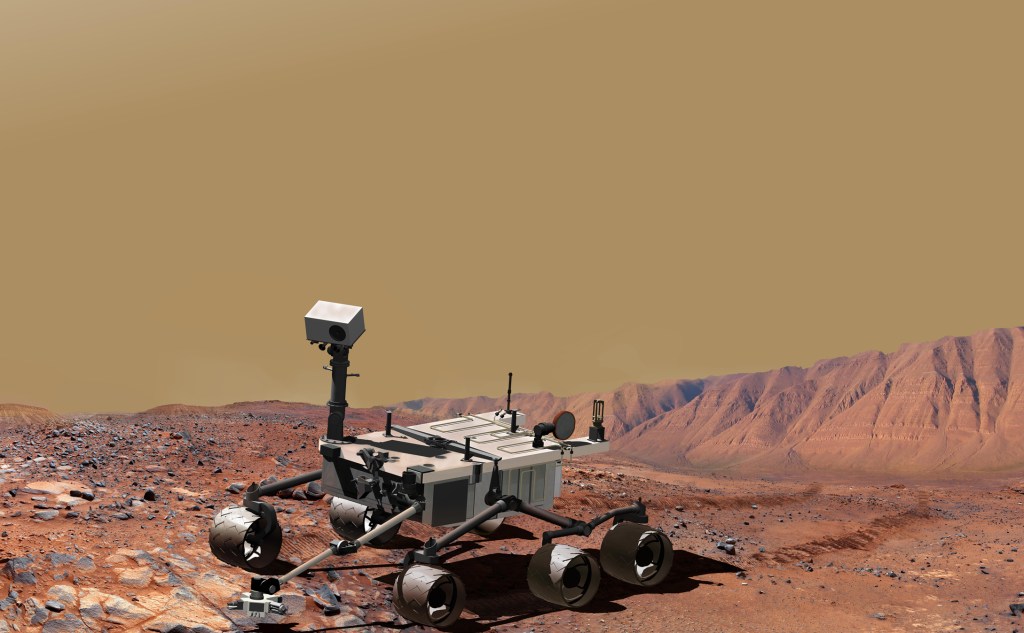 Mars Science Laboratory at Work, Artist's Concept - NASA Science