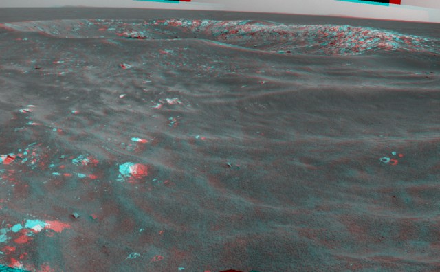 Martian 'Freedom 7' Crater 50 Years After Freedom 7 Flight (Stereo ...