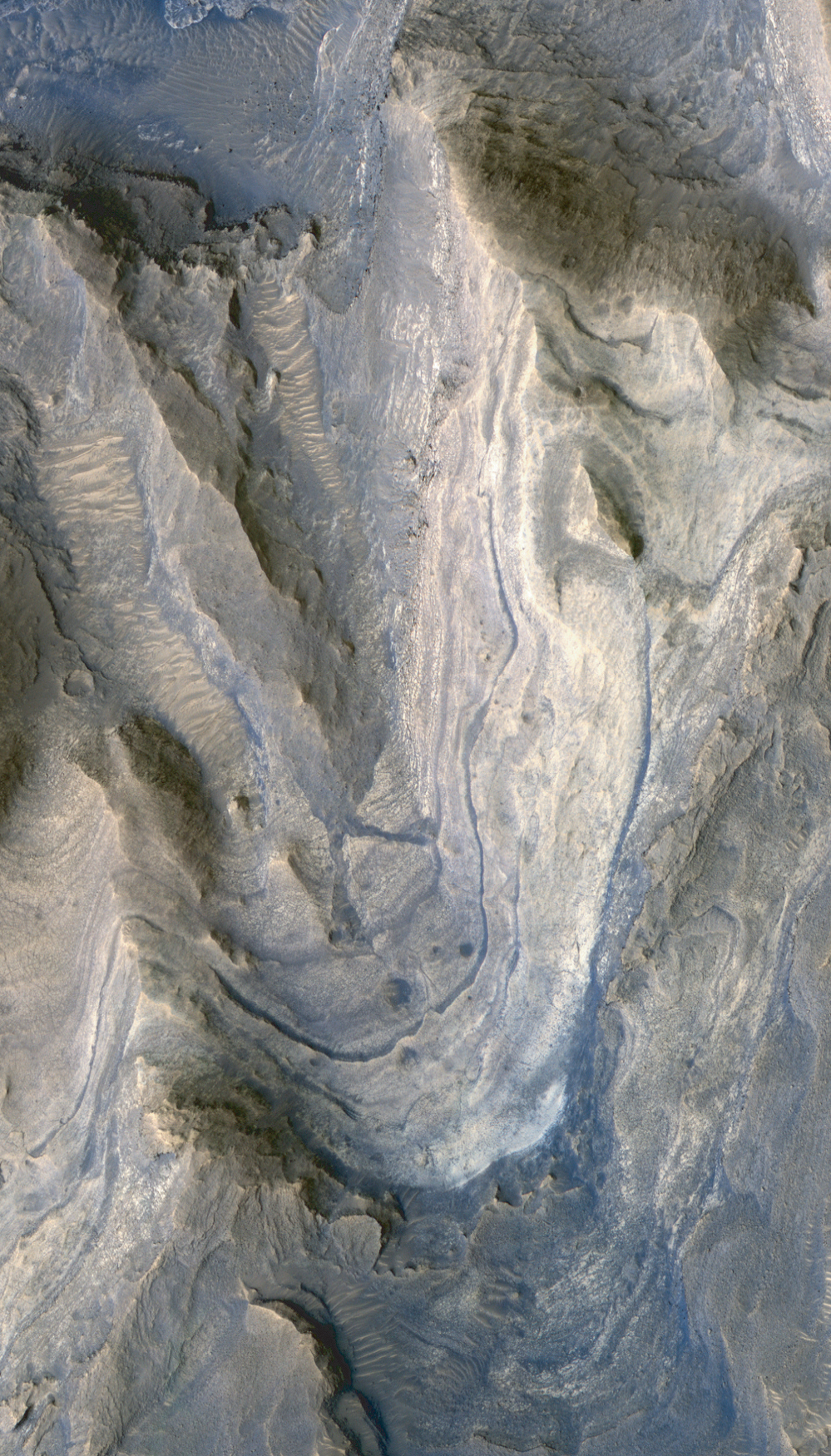 Layers in Lower Formation of Gale Crater Mound - NASA Science