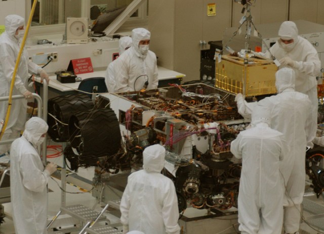 Installing SAM Instrument into Curiosity Mars Rover - NASA Science