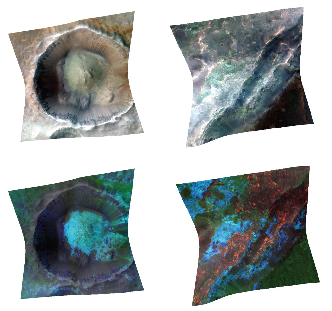 Clay Minerals in Craters and Escarpments on Mars - NASA Science