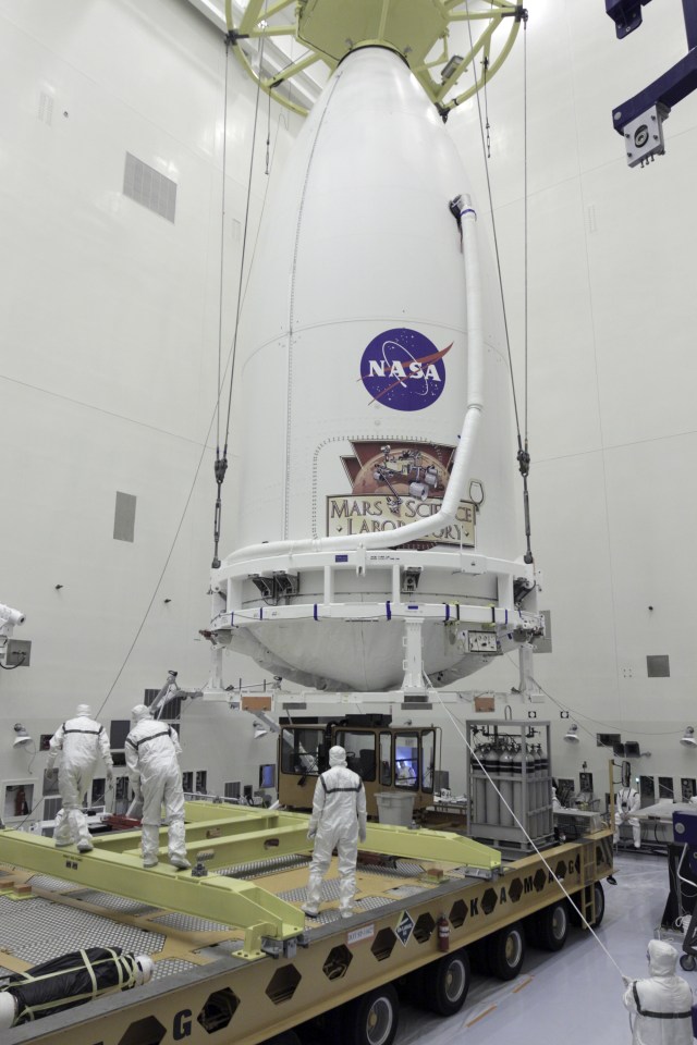 Technicians Prepare to Move Payload Fairing - NASA Science