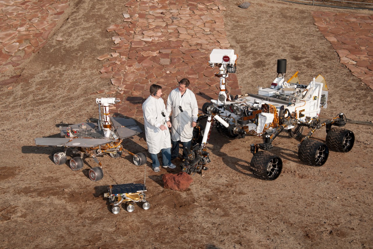 Three Generations of Rovers with Standing Engineers - NASA Science